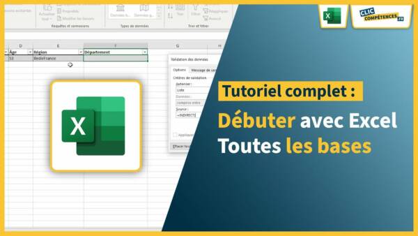 Tutoriel Excel : Débuter avec Excel, toutes les bases