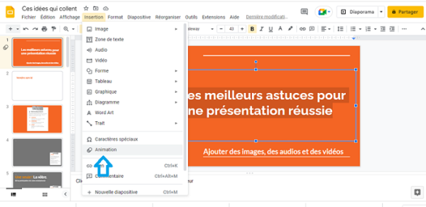 Les meilleures astuces pour une présentation Google Slides réussie